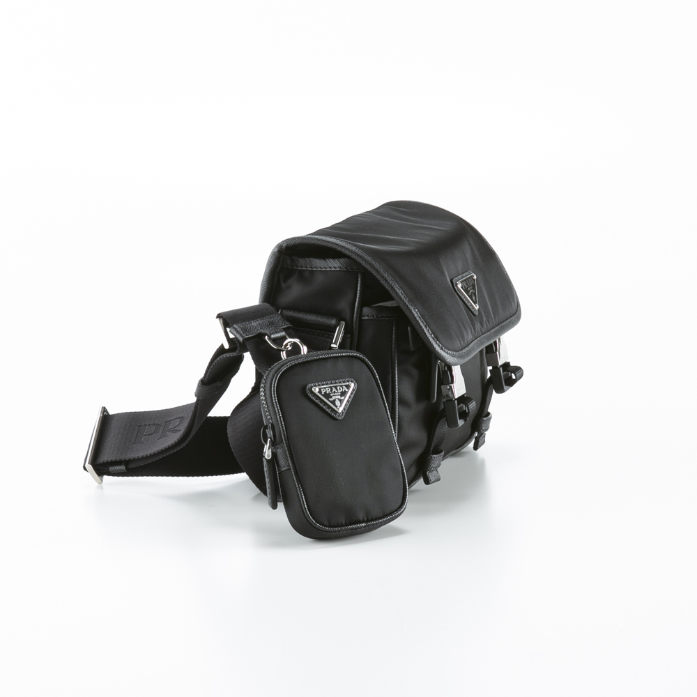 プラダ PRADA ショルダーバッグ ReNylon+SAFFIANO フラップ プラダ PRADA ショルダーバッグ ReNylon+SAFFIANO フラップ